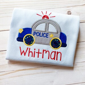 Police Car Applique Machine Embroidery Design,birthday Applique,police ...