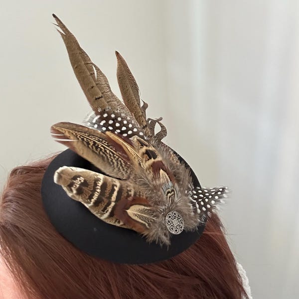 Large Pheasant Feather Hat Pin Country Wear - Etsy