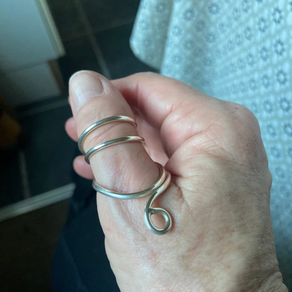 Thumb Splint MCP 925 Silver Ring, MCP Hyperextension Splint, Arthritis ...
