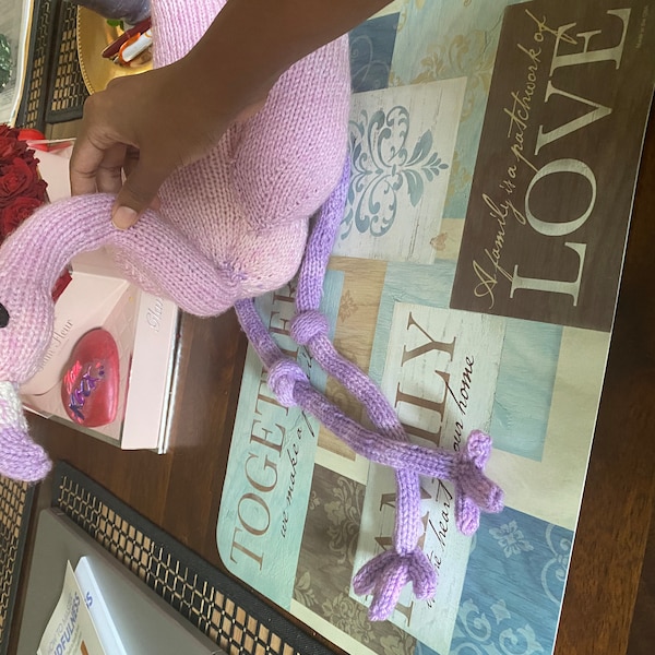 Felipe Flamingo Knitting Pattern PDF Instant Download (knitted ...