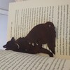 Wolf Leather Bookmark | Howling Wolf Bookmark | Nature Wildlife Book ...
