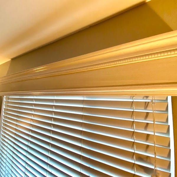 Window Valance, Cornice Board, Pelmet Box, Curtain Box- Veneered MDF ...