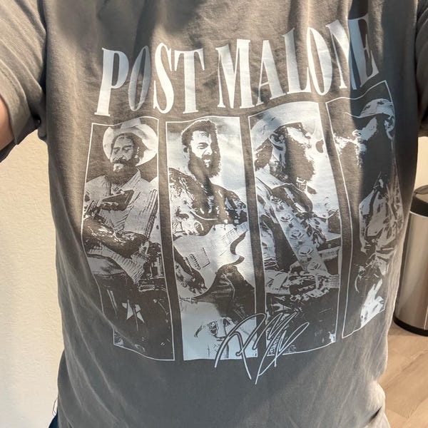 Comfort Colors Vintage Post Malone Shirt, Malone Rap Music Shirt, F1 ...