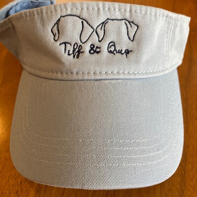 Custom Visor Hat, Custom Text, Custom Embroidery Hat, Personalized Mens ...