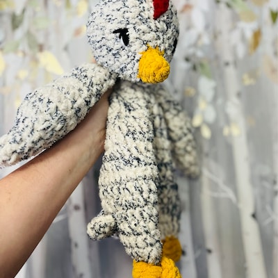 Big Little Chickie Knotted Lovey Crochet Chicken PATTERN - Etsy
