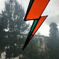 David Bowie Stained Glass Sun Catcher,lightning Bolt, Ziggy Stardust ...