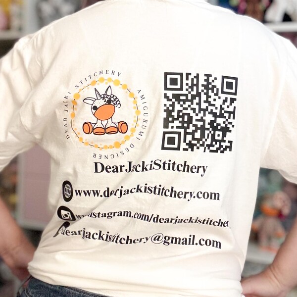 QR Code Shirt Comfort Colors Custom QR Tshirt Personalized QR Tee ...