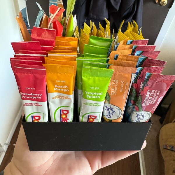 Water Flavor Packet Organizer - Large - Etsy