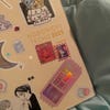 Dreamy Night Sky Sticky Note Memo Pad | Korean Gift Y2K Moon Sky Lofi ...