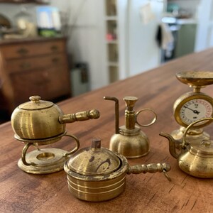 Vintage Dutch Brass Miniatures Brass Dollhouse Miniatures | Etsy