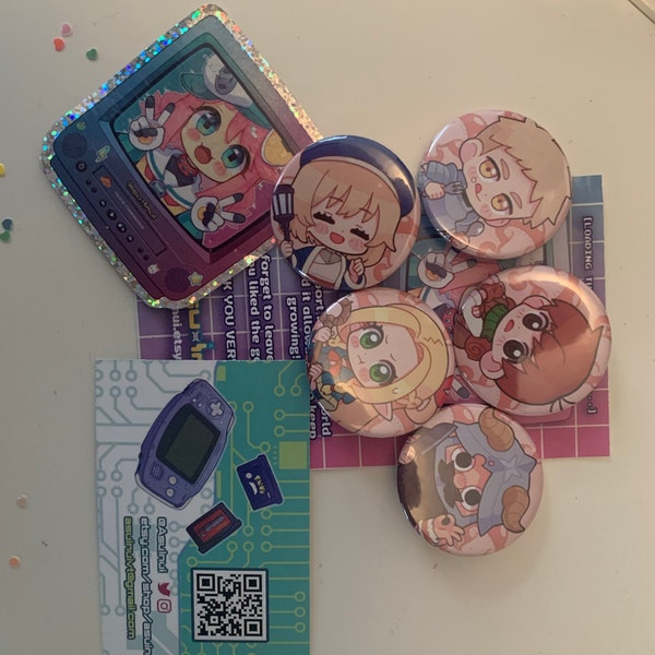 Dungeon Meshi Buttons - Etsy