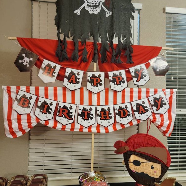 Chocolate Dipped Pirate Marshmallows (12), Pirate Party, Party Favors ...