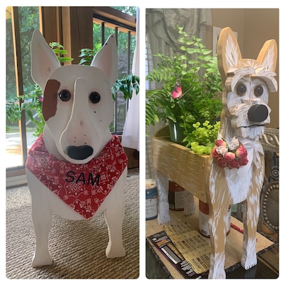 Scroll Saw Pattern Highland Cow Planter Farm Animal Garden - Etsy UK