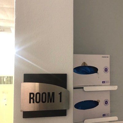 Bsign Door Number Sign Modern Exam Room Numbers Apartment Door Number ...