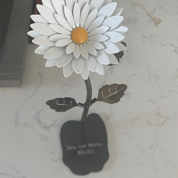 Metal Daisy • Iron Anniversary • 6th Anniversary • Hand Forged ...