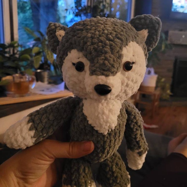 Wolf CROCHET PATTERN, Amigurumi Woodland Plushie PDF - Etsy
