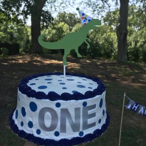 Dinosaur Birthday Cake Topper 1st Birthday First, Bday, Cake Smash ...