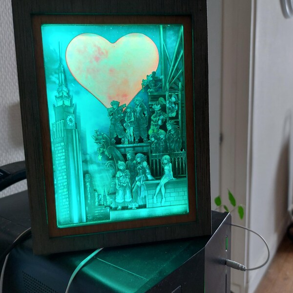 Legend of Zelda Night Light, Shadow Box, Legend of Zelda Link Lightbox ...