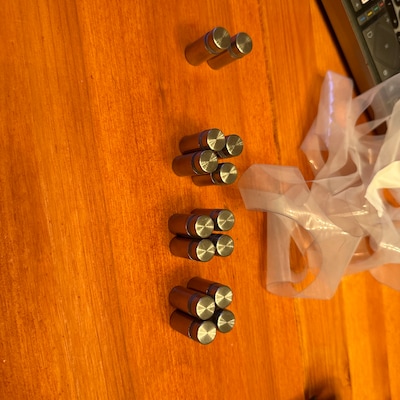 Golf Ball Display Wall Mounted Signed Hole in 1 Black Acrylic 44 Balls ...