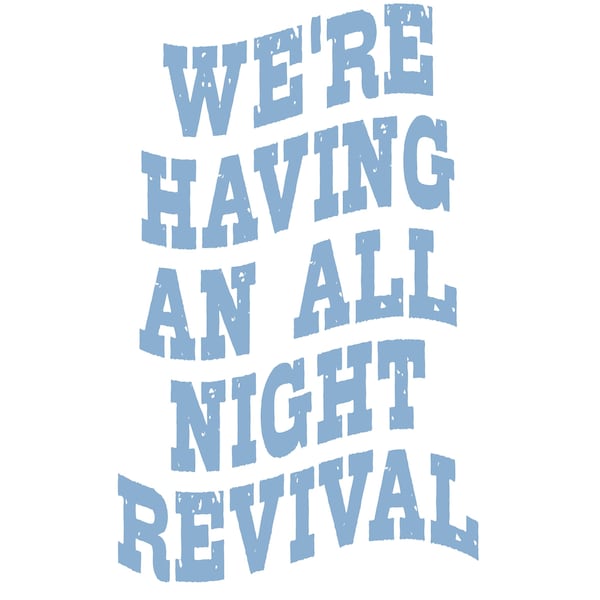 All Night Revival Wall Art Trendy Cowgirl Wall Art Cowgirl Coastal Blue ...