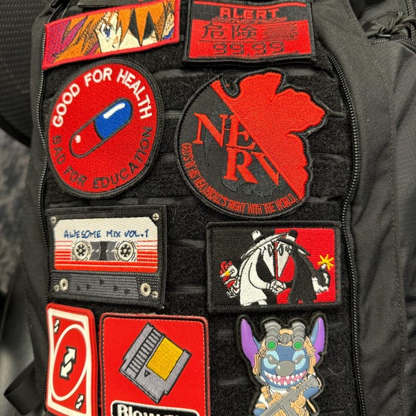 Officer Title Rank Vest Patches President VP MC Biker Club 6pc Patch ...