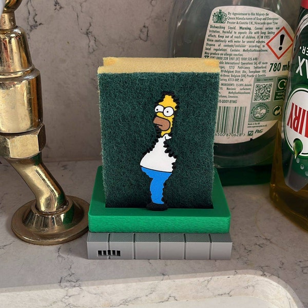 Homer Simpson Sponge Holder - the Simpsons Bush Meme Gift - High ...