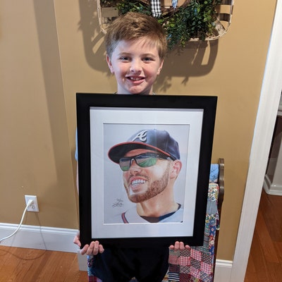 Chipper Jones Colored Pencil Card Sized Drawing 3 1/2x 2 1/2 - Etsy