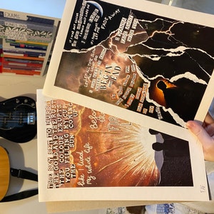 Hozier Lyrics Collage Through Me the Flood - Etsy