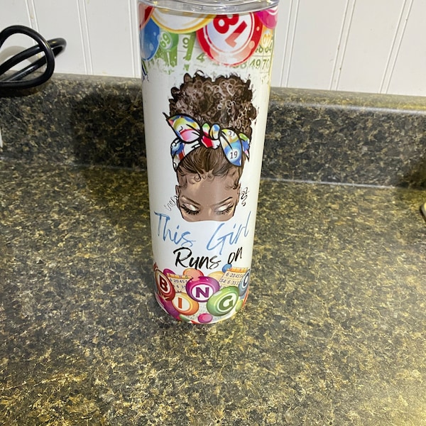 This Girl Runs on Pepsi With Blue Glitter Sublimation Tumbler Wrap, Png ...