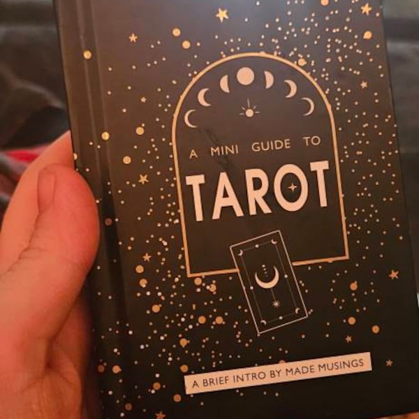 Mini Tarot Deck With Guidebook | Mini Tarot Cards With Full Rider Waite Set | Pocket Tarot Deck ...