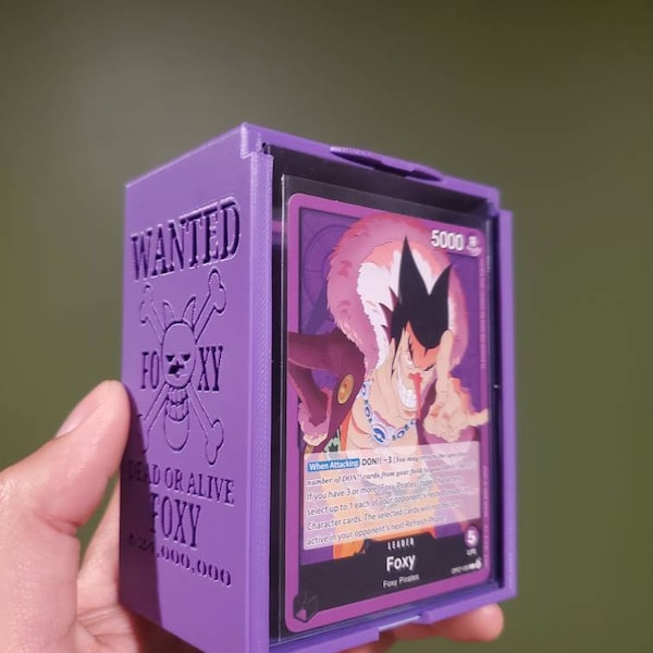 One Piece TCG Leader Deck Box - Etsy