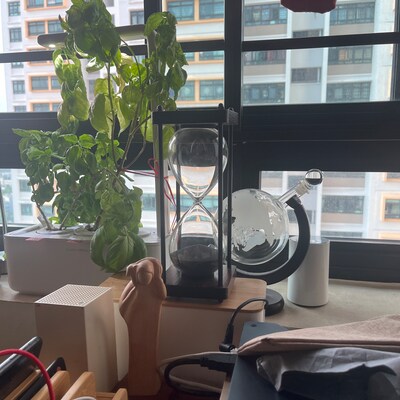 Roro Hand-carved Ginger Cat Wooden Figurines Wooden Animal Home Decor ...