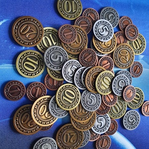 Generic Metal Coins for Board Games 50 Pcs - Etsy