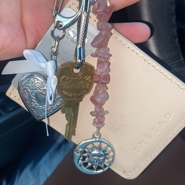 Customize Your Own Crystal Keychain | Spiritual Hippie Keychains ...