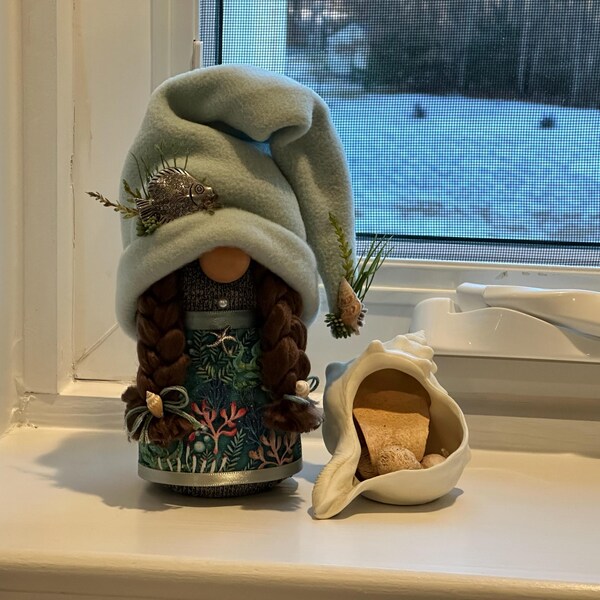 Rustic Plaid Winter Gnome Couple Modern Farmhouse Decor, Handmade Gift ...