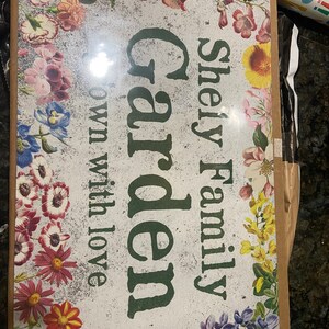 Custom White Rusty Metal Sign Your Text 12 X 18 Inches - Etsy