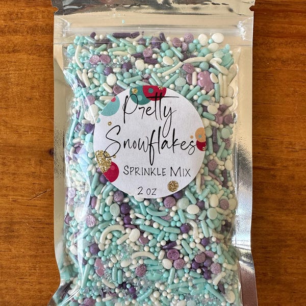 Blue Mermaid Sprinkle Mix Baby Shower Birthday Mermaid Sprinkle Party ...
