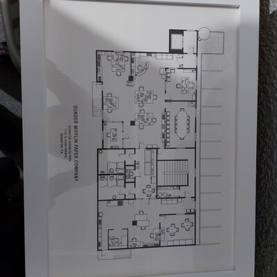 The Office Floor Plan: the Office TV Show, the Office Poster, US, Print ...