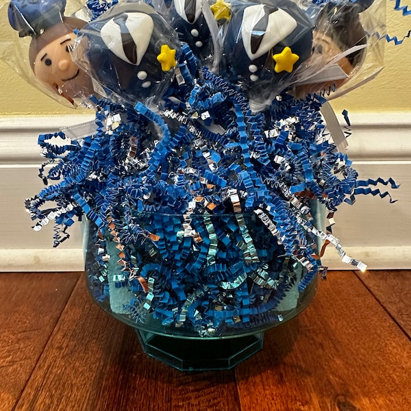 Police Officer Cake Pops - Etsy