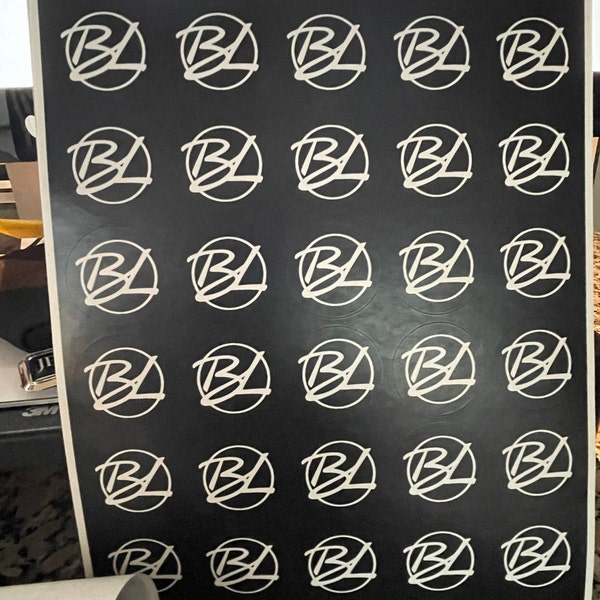 Logo Stickers, Logo Labels, Packaging Labels, Round Stickers, Round ...