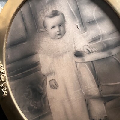 3D Printed Baby Sleeping or Post Mortem, Grave Marker A Duplicate of a Real Life Headstone. MADE ...