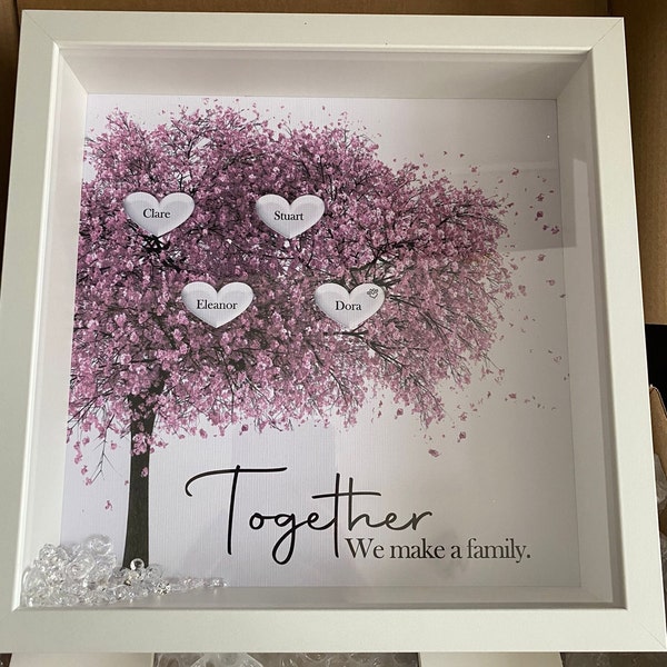 Personalised Family Tree, Together We Make a Family Gift, Mothers Day ...