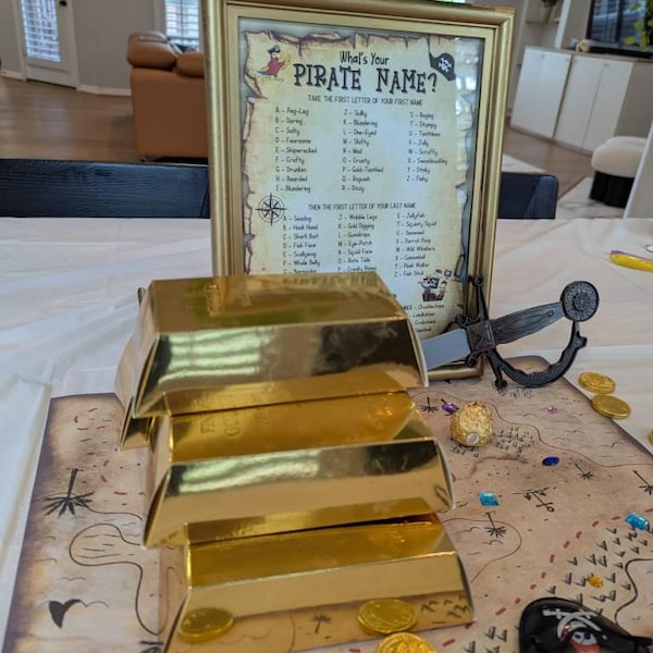 Whats Your Pirate Name Party Game for Kids, Fun Name Generator Activity ...