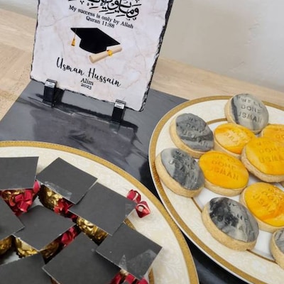 Personalised Islamic Umrah Mubarak Slate Umrah Mubarak Frame Umrah ...