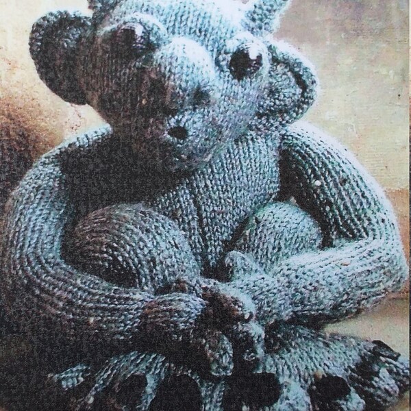 MOUNTAIN GORILLA Toy Knitting Pattern by Georgina Manvell Pdf Download ...