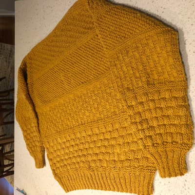 Men's V-neck Cable Slipover Vest Knitting Pattern 4 Ply or DK 8 Ply ...