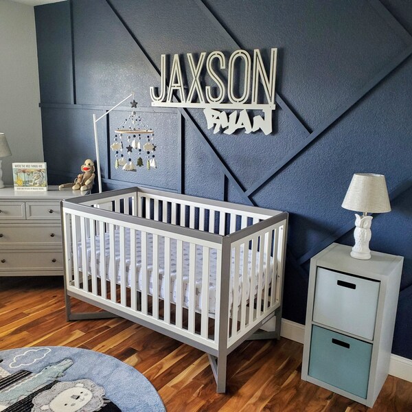 Baby Mobile Mountains, Woodland Nursery Mobile, Monochrome Baby Mobile ...