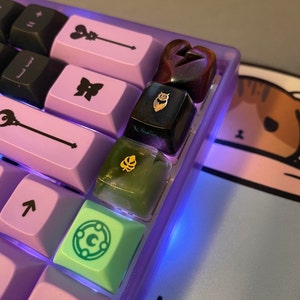 Gold Snake Esc Mechanical Keyboard Keycap Cherry Mx Resin | Etsy