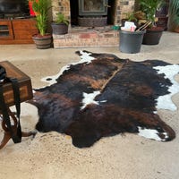 Patchwork Cowhide Rugs Squares Patchwork Cowhide Rug White to Dark ...
