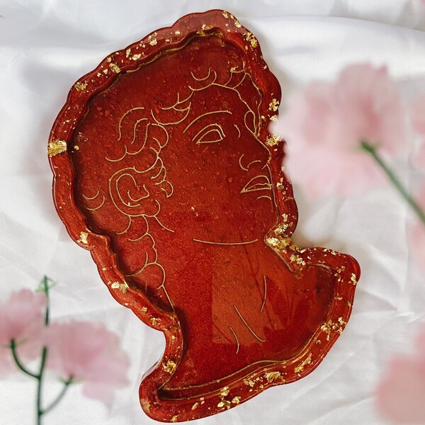 Extra Large Renaissance Bust Tray Food Safe Silicone Mold for Resin ...
